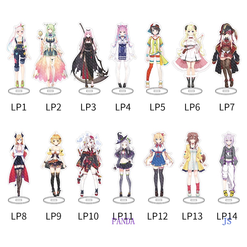 Panda Anime HOLOLIVE Vtuber Acrylic Stand Figure Model Plate Cosplay ...