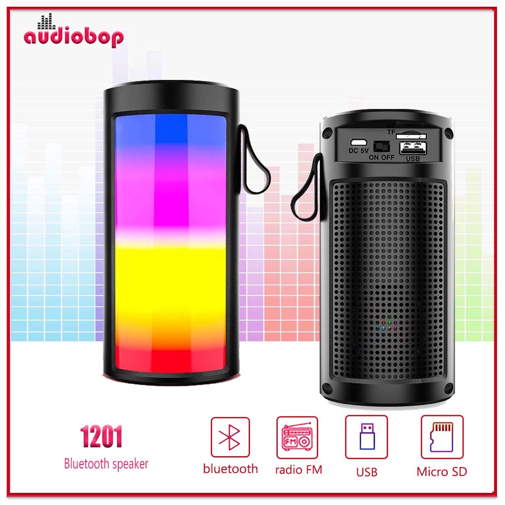 Portable Subwoofer Stereo Sound Hifi Pulse Led Light Super Bass ...