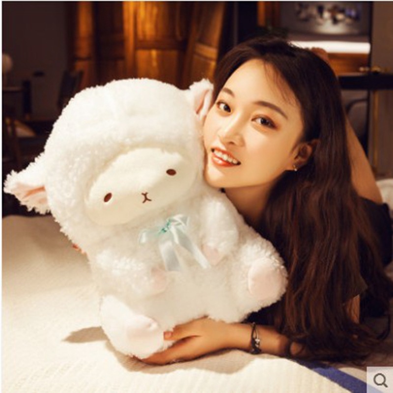 Jfmm dream sleeping sheep soft toy Little Sheep plush toy cute doll plushie pillow baby birthday ...