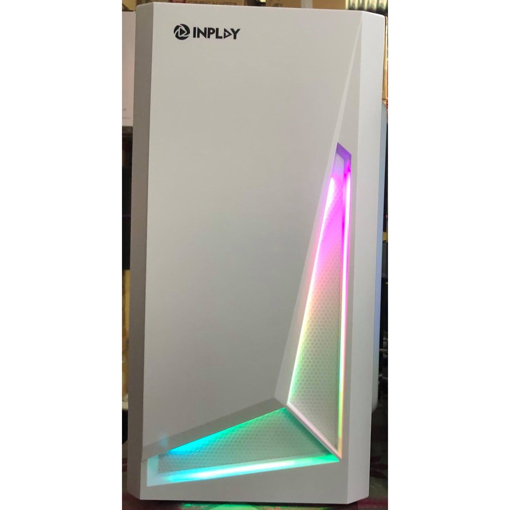 Inplay Esport 05 Tempered Glass Gaming Desktop PC case White | Shopee ...