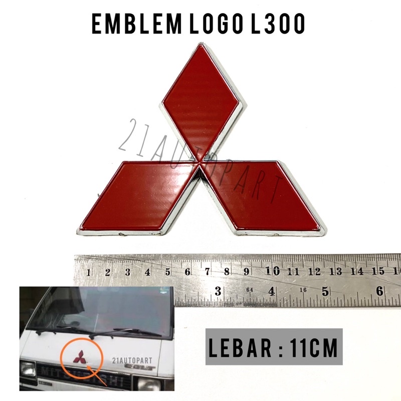 Mitsubishi Emblem three diamond logo L300 | Shopee Philippines