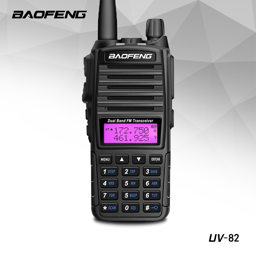 MORUI Baofeng UV-82 Dual Band VHF/UHF Portable Two-Way Radio Walkie ...