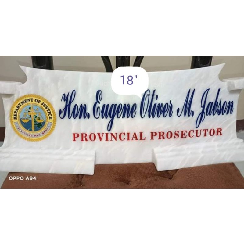 Marble Made Table Bar/Name Plate Authentic Marble from Romblon | Shopee ...
