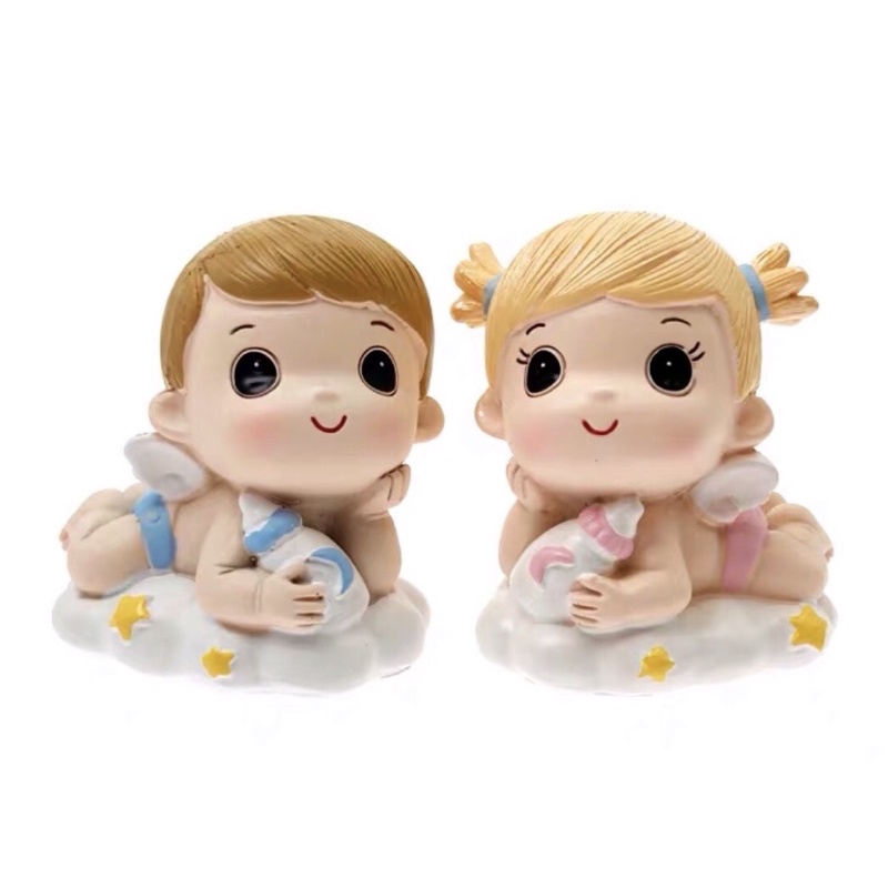 Baby boy or baby girl with milk bottle cake topper | Shopee Philippines