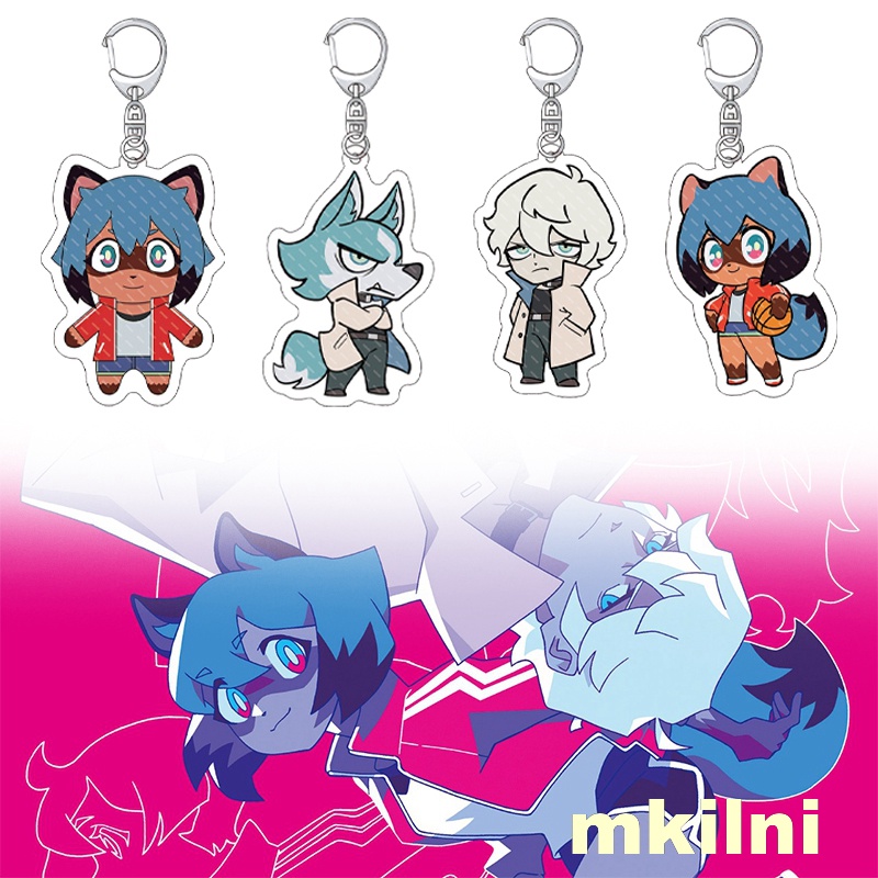 Anime Brand New Animal Keychain Cartoon Kawaii Bna Shirou Ogami Wolf ...