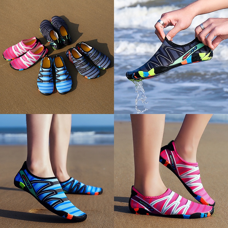 Aqua shoes Summer Water Shoes Unisex No-Slip Sand Prevention Rubber ...
