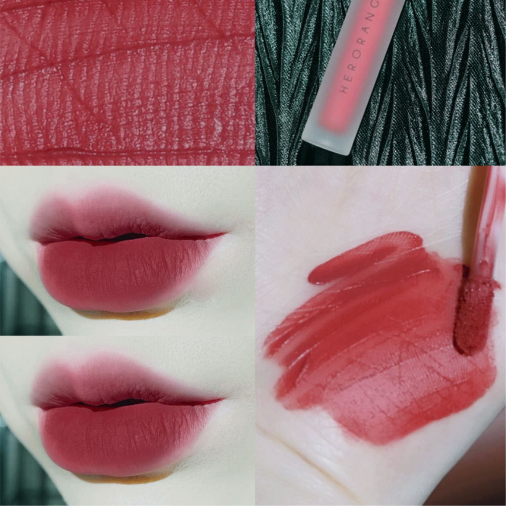 HERORANGE Matte Lip Glaze Long-lasting Tint Lipstick | Shopee Philippines