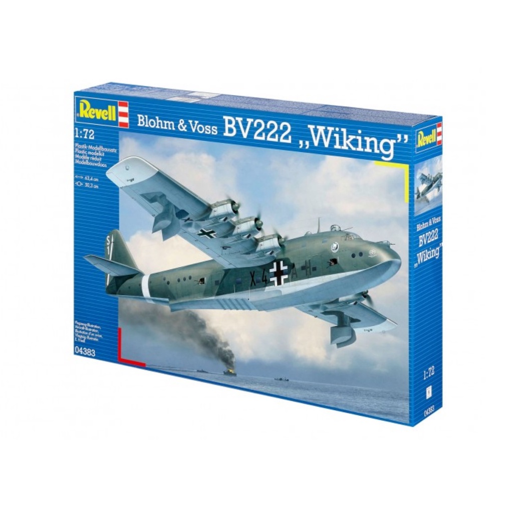 REVELL Model Plastic Assembled Scale 1/72 Blohm & Voss BV 222 Wiking ...