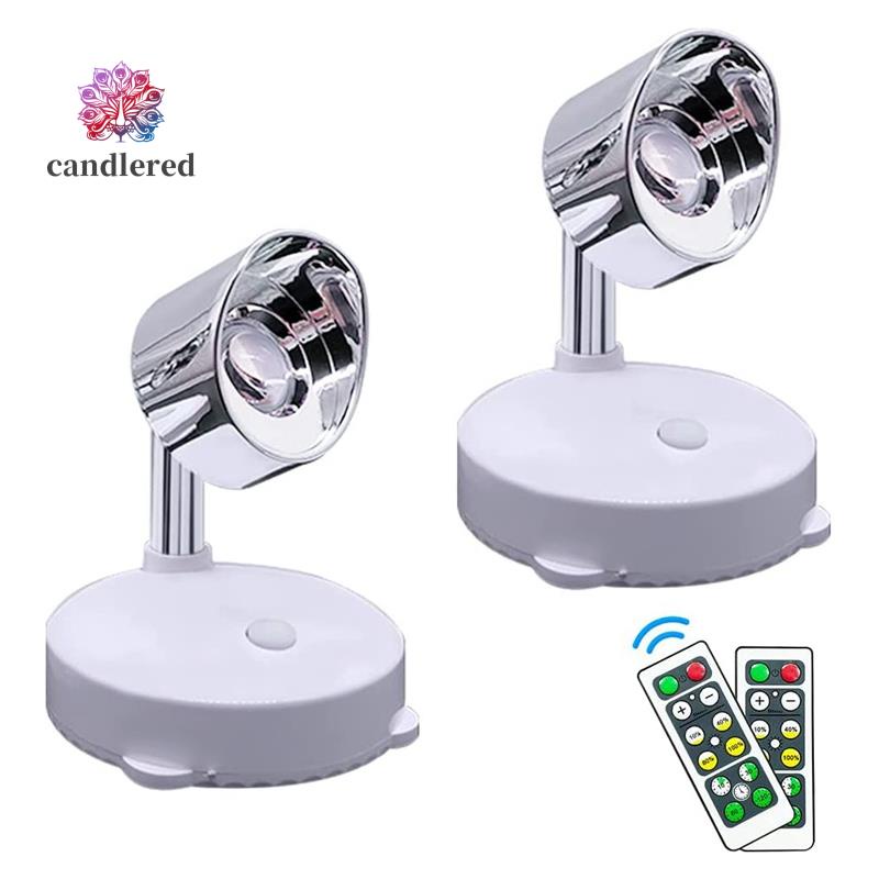 LED Wireless Spotlight Battery Operated Accent Lights LED Closet Lights ...