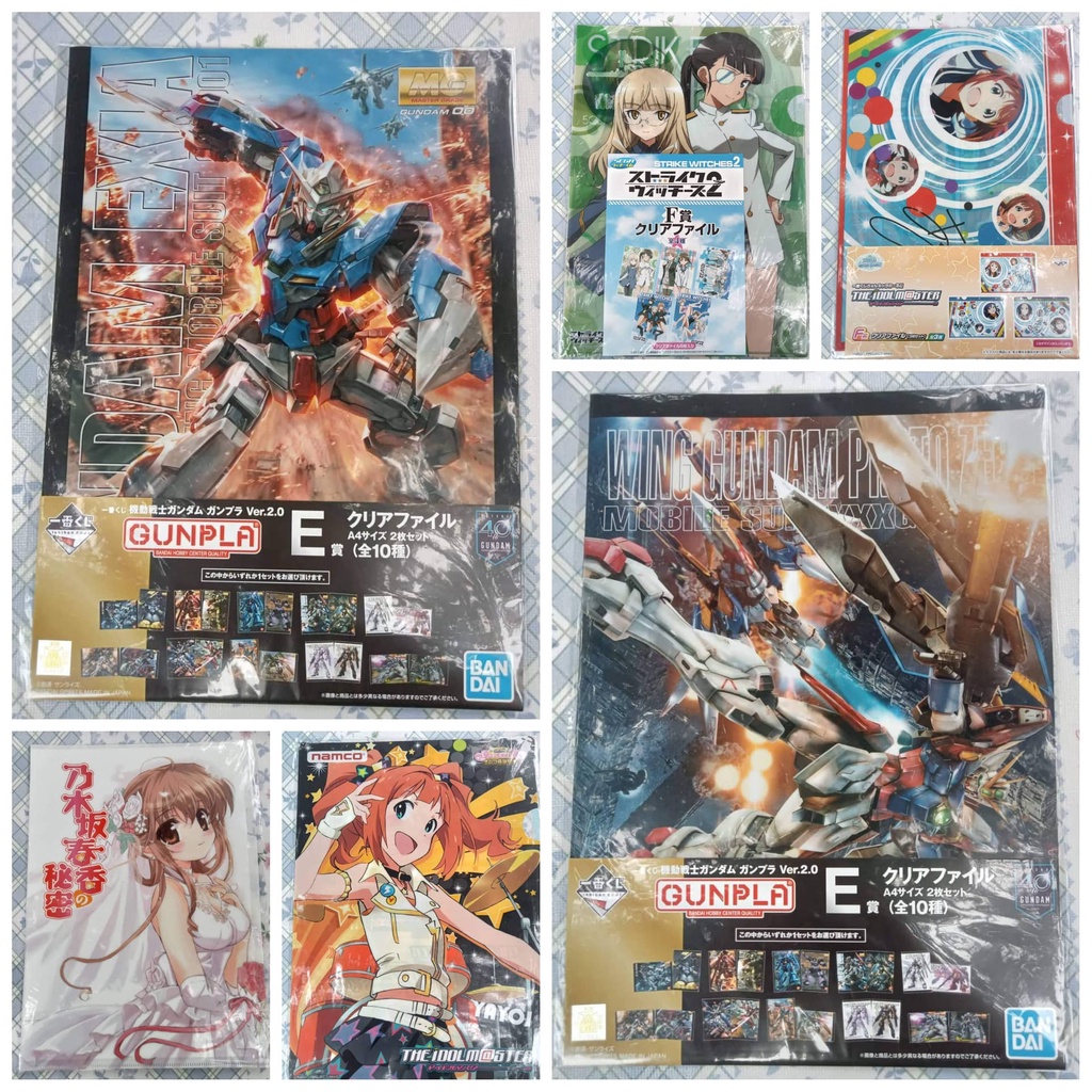 Anime Assorted A4 Folders Collectible Merchandise(Japan) | Shopee ...