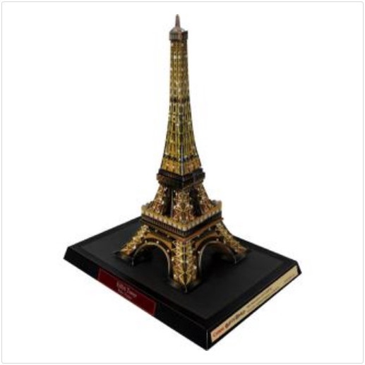 Diy Eiffel Tower Night France Papercraft | Shopee Philippines