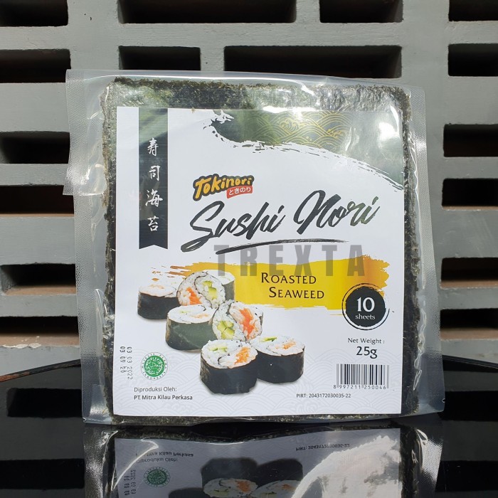 Sushi NORI / ROASTED SEAWEED TOKINORI 10 SHEETS | Shopee Philippines