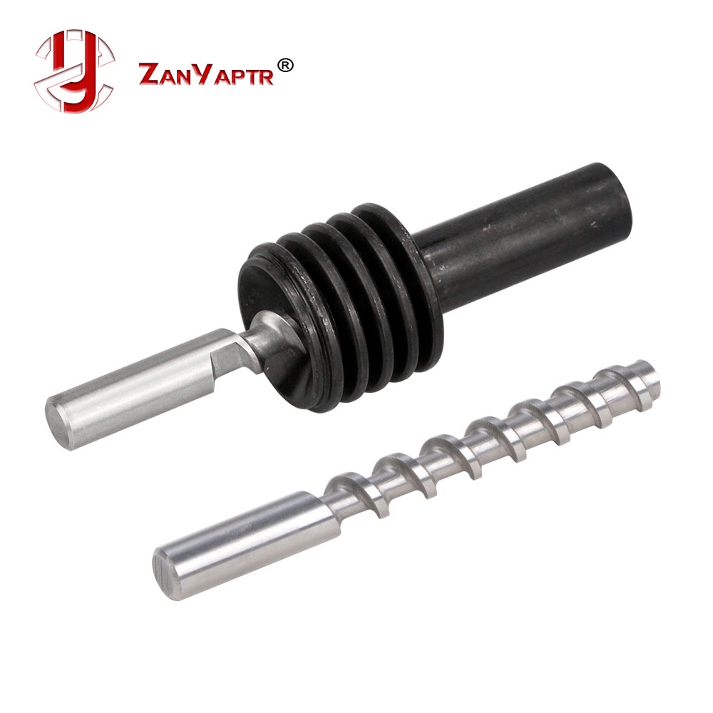 8MM x 82MM / 10x120MM Ceramic Mud Powder Extruder Micro Screw Throat ...