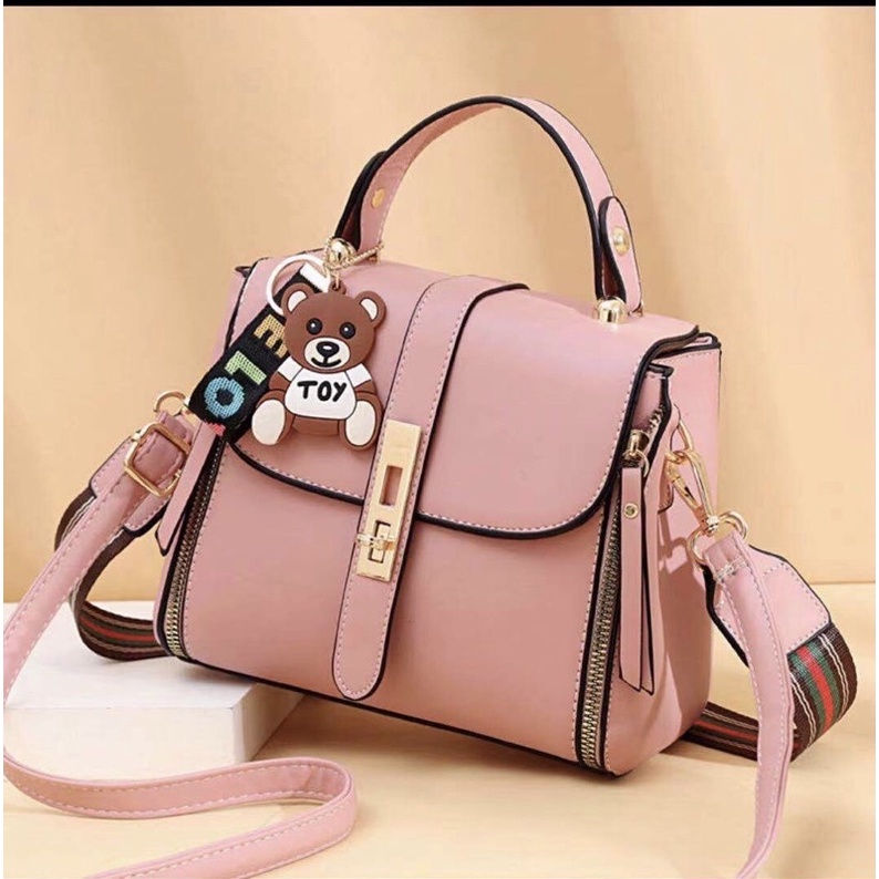 AW Women's Fashionable Large Capacity Twist Lock Bag | Shopee Philippines