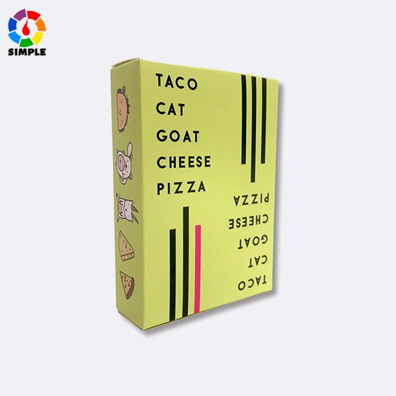 2019 New Cheese Pizza board game Pizza English game card Party family ...
