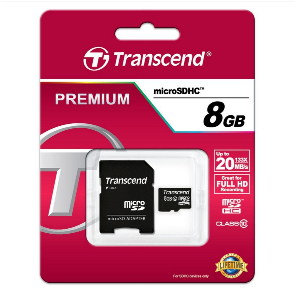 Transcend 8GB Micro SD Card Class 10 | Shopee Philippines
