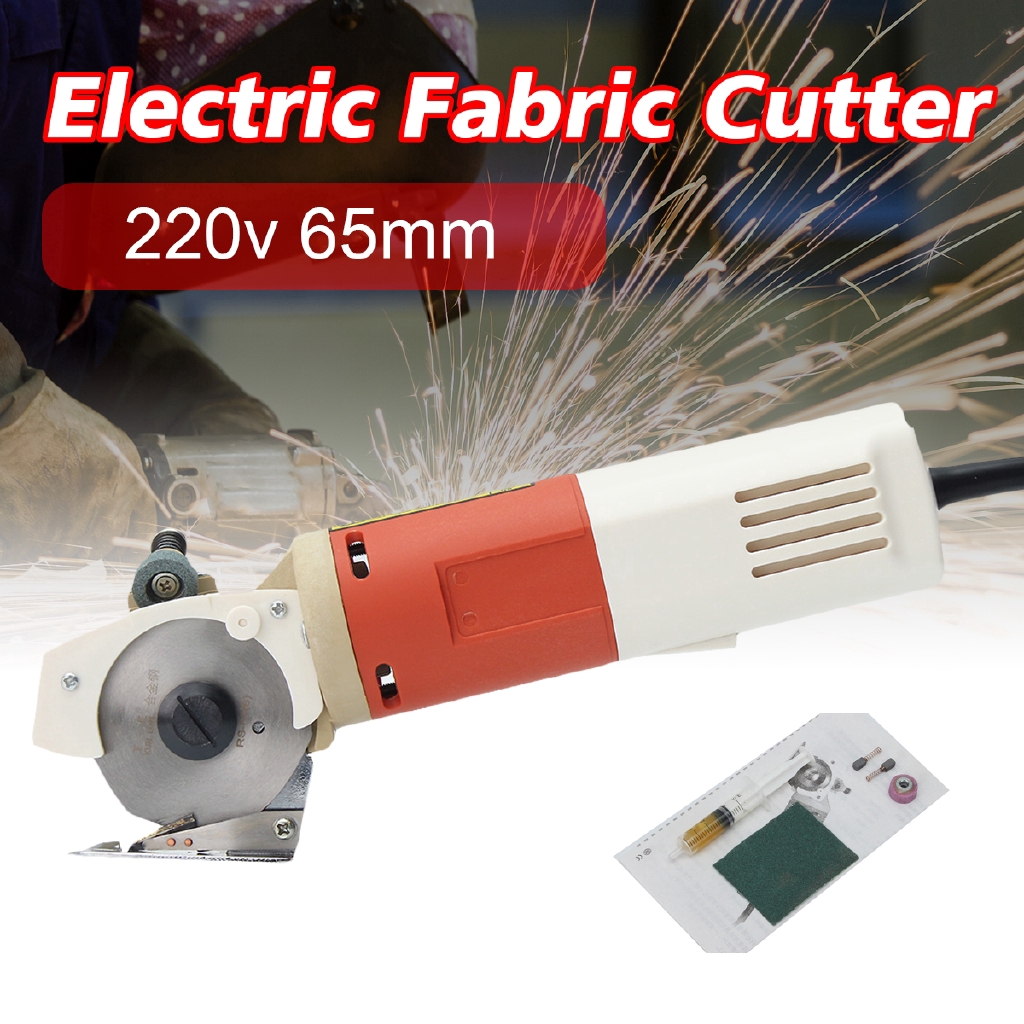 65mm Rotary Blade Electric Round Knife Cloth Cutter Fabric Cutting ...