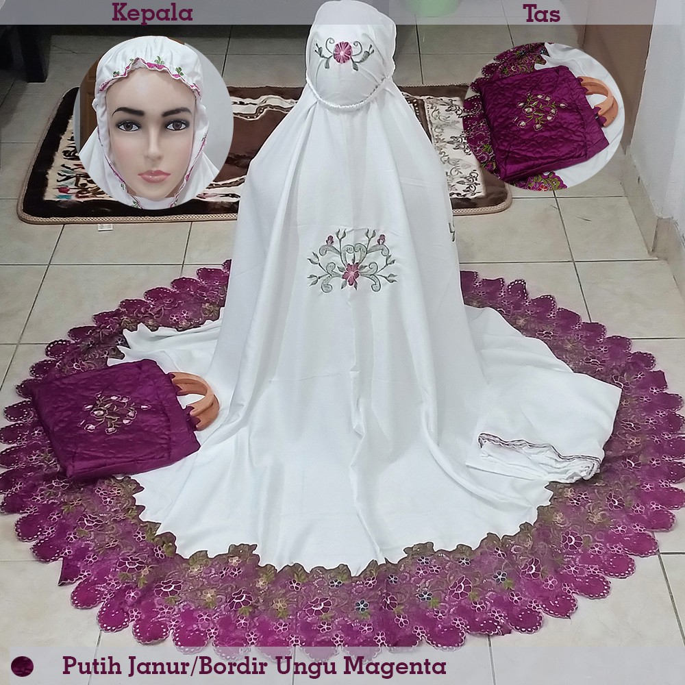 PUTIH Adult Silk Dove White Janur Color | Shopee Philippines