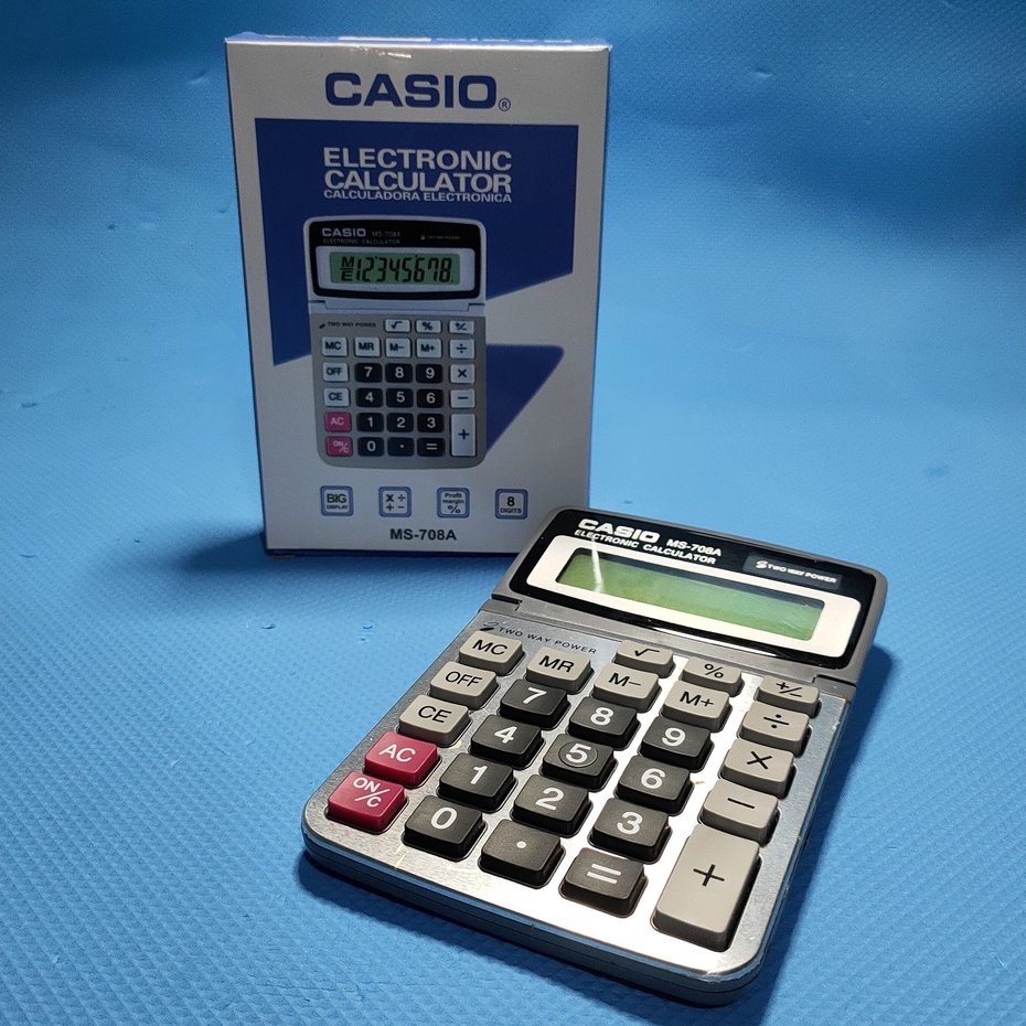 1 pc Casio Electronic Calculator - Two Way Power - sold per piece / 8 digits/12 digits available ...