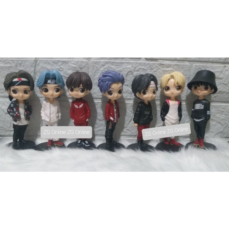 BTS DROP MIKE QPosket (NO BOX) KPOP Tinytan Collection Action Figure RM Jimin Jin Suga J-Hope V ...