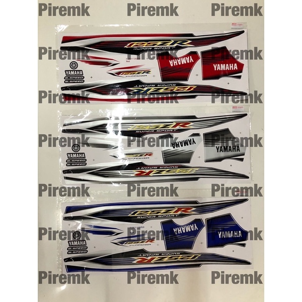 Moritaka 125zr sticker /125zr stripe silver robot / biru robot /125zr ...