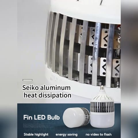 LED Fin Bulbs Light 600W 800W 1000W Highlight Waterproof E27 Bulb Fast ...