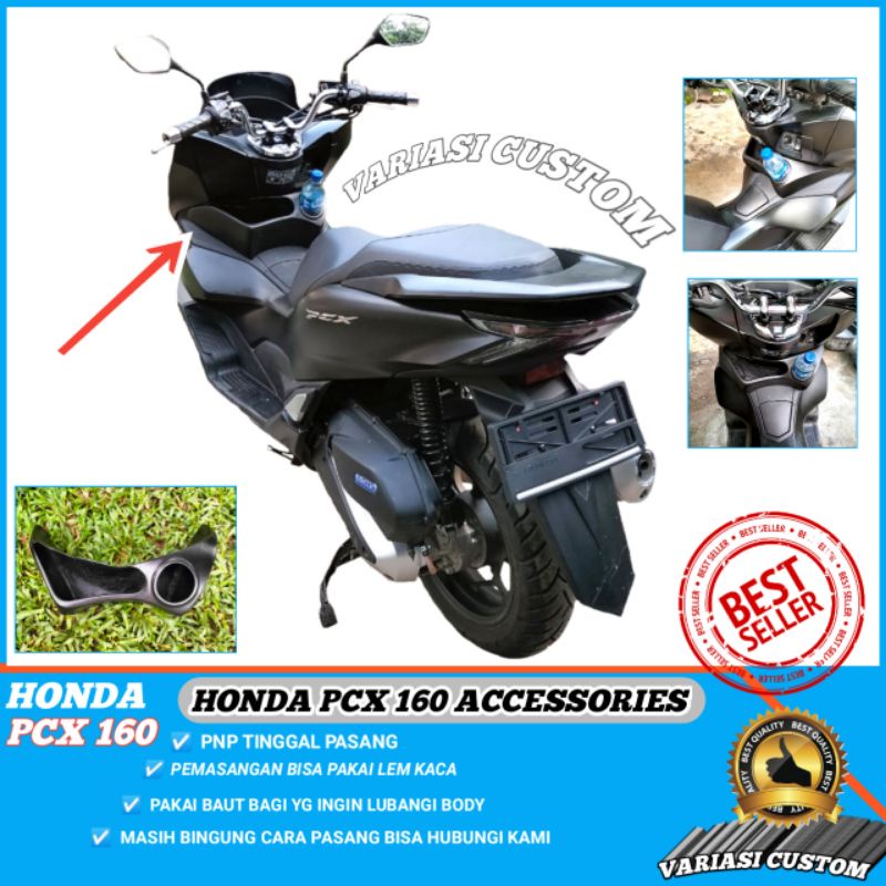 Pcx 160 Custom accessories Softdrink Dashboard basket Modified ...