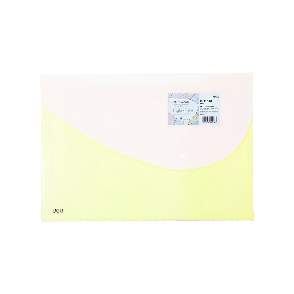 Deli E5506 Plastic Envelope Long Button FC (1PC) [75225506] | Shopee ...