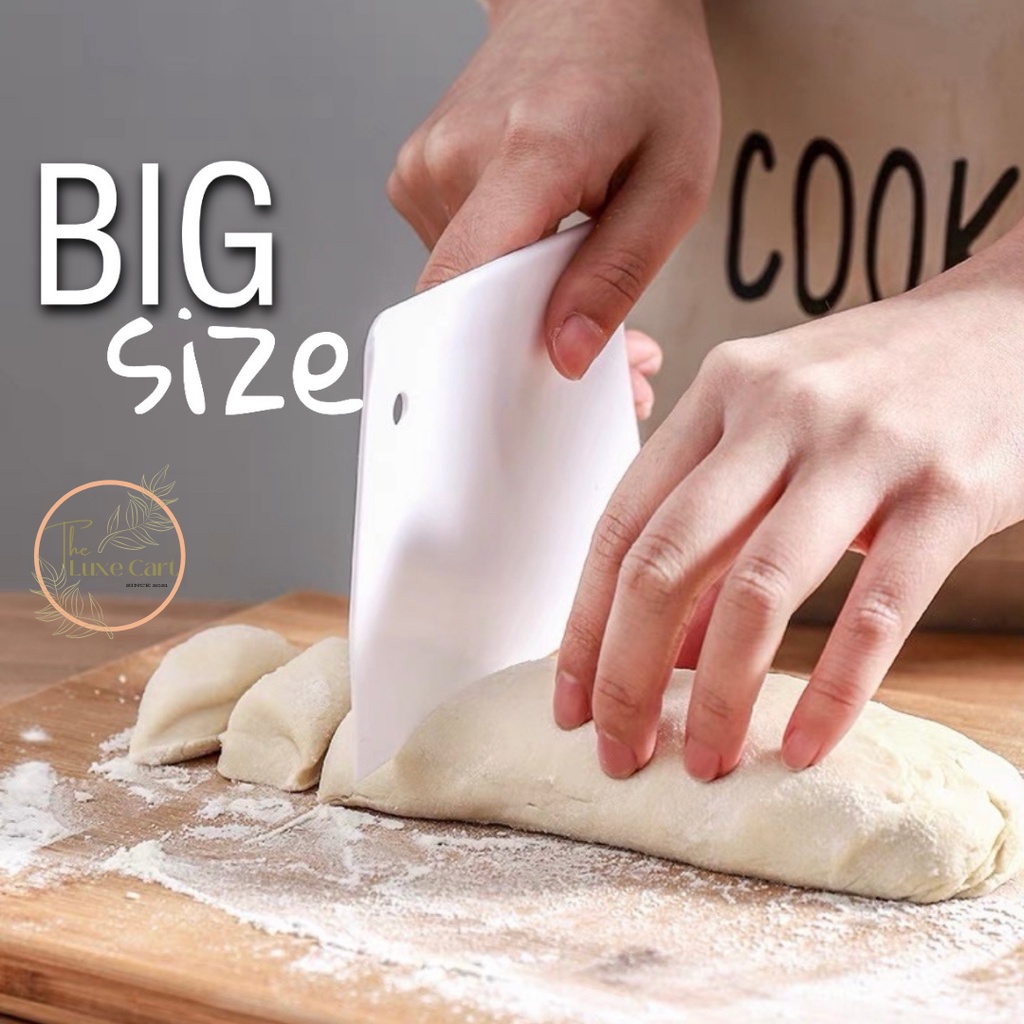 Big Dough Scraper Cutter Large Size Plastic Scraper for baking dough ...