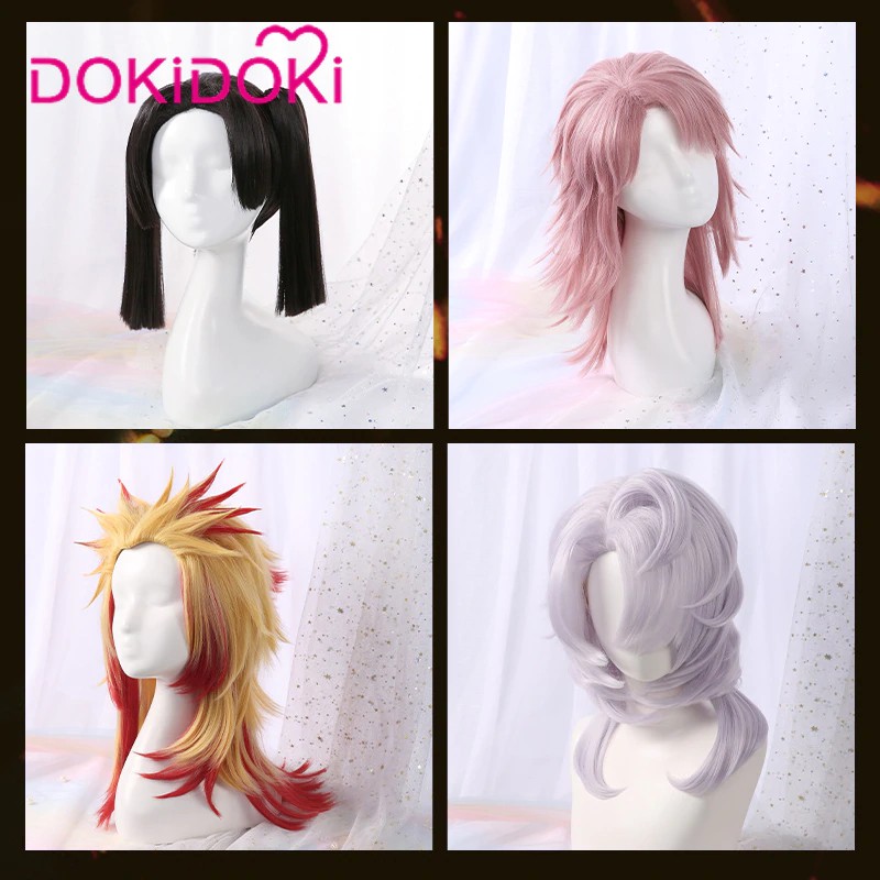 Demon Slayer: Kimetsu no Yaiba Cosplay Wig Sabito/Rui/Rengoku Kyoujurou ...