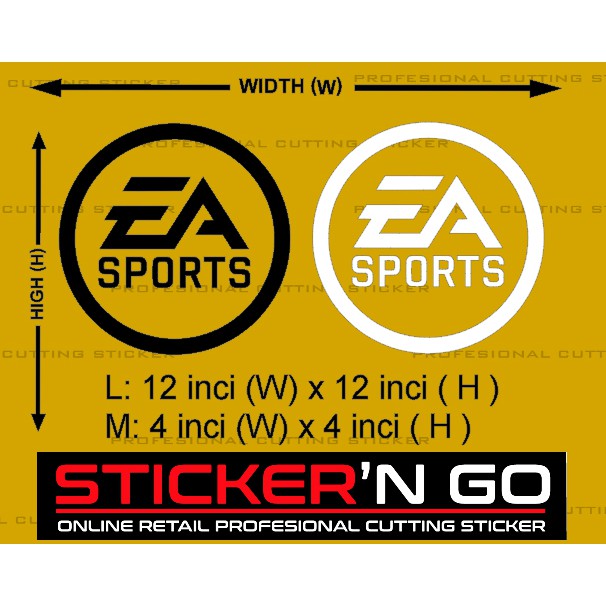 STICKER CUTTING CUSTOM EA SPORTS PLAY STATION PS2 PS3 PS4 PS5 GAMES ...