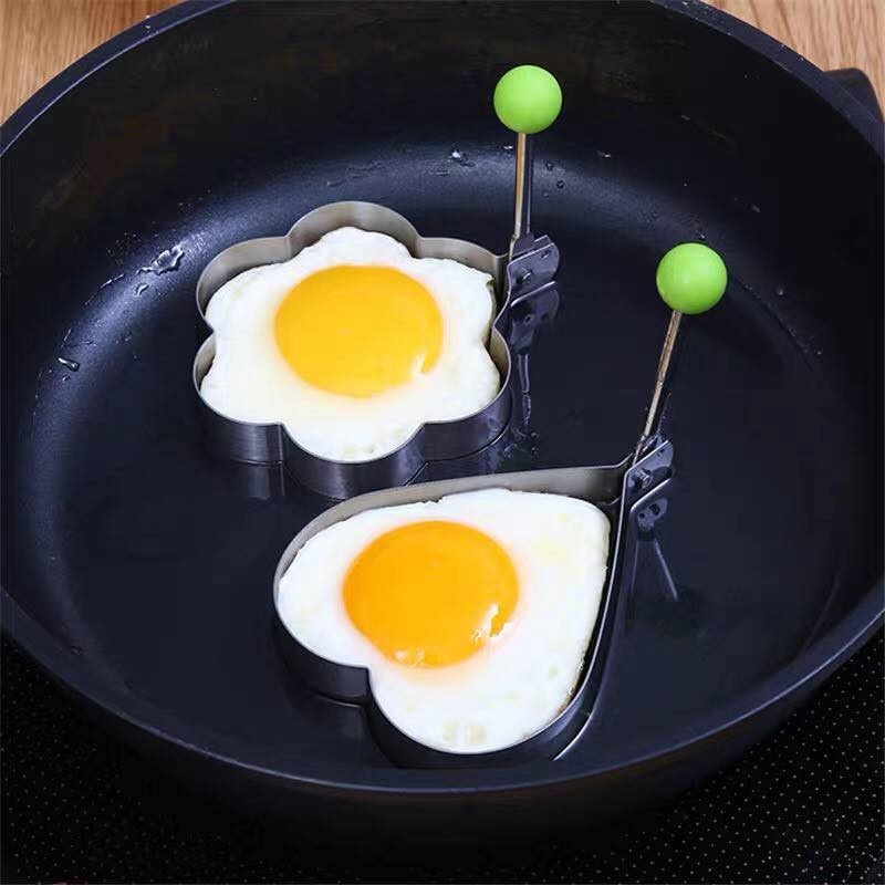 1 PC Creative Frying Egg Molder Stainless Steel Fried Eggs Former ...