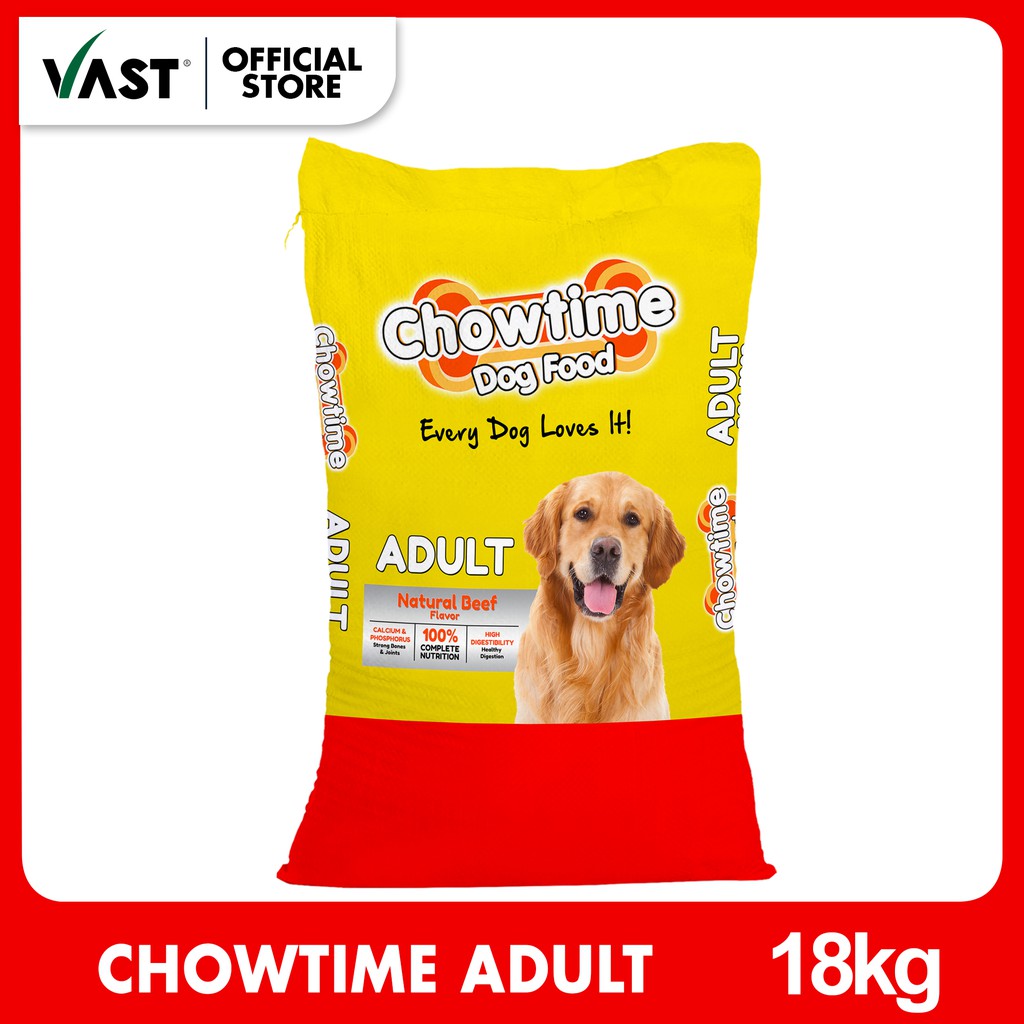 CHOWTIME ADULT DOG FOOD 18kg | Shopee Philippines