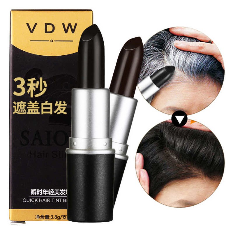 New Hair Color Pen Temporary Hair Dye To Cover White Hair Dyed Hair Pen ...