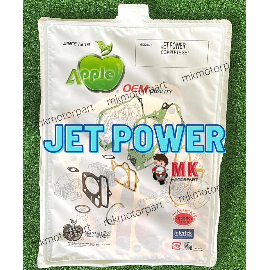 SYM JET POWER Overhaul Gasket Complete Set HEAD ORING RUBBER INCLUDED ...