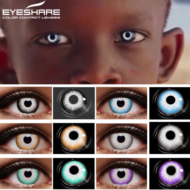 Eyeshare 1 Pair Color Contact Lenses New Cosplay With Contact Lens Eye ...