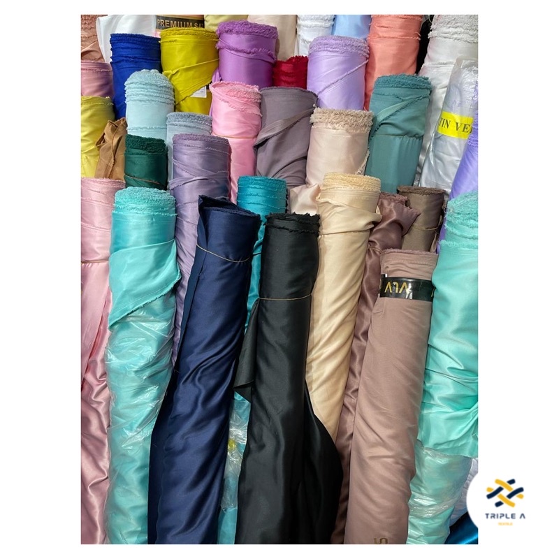 KATUN 1/2 METER VELVET SILK SATIN Fabric || Batik Fabric || Cotton ...