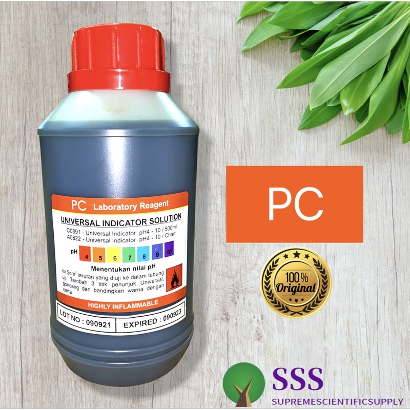 Universal Indicator Solution PH4-10(PC)PH Tester Kit,500ml | Shopee ...