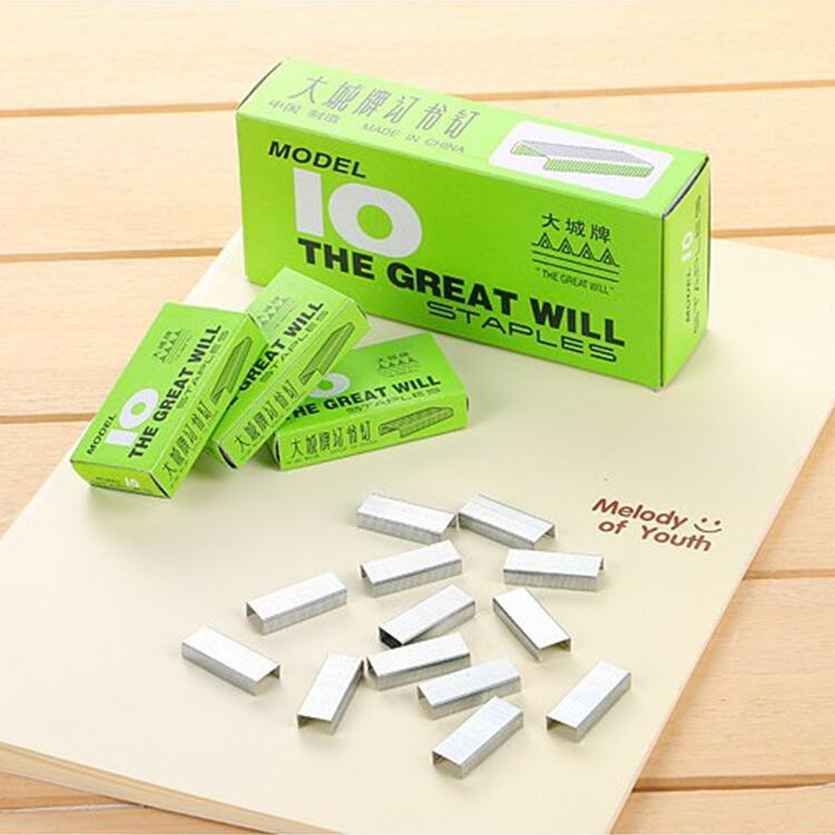 1000pcs/box Size No 10 Staples Box For Desktop Stapler Accessories ...