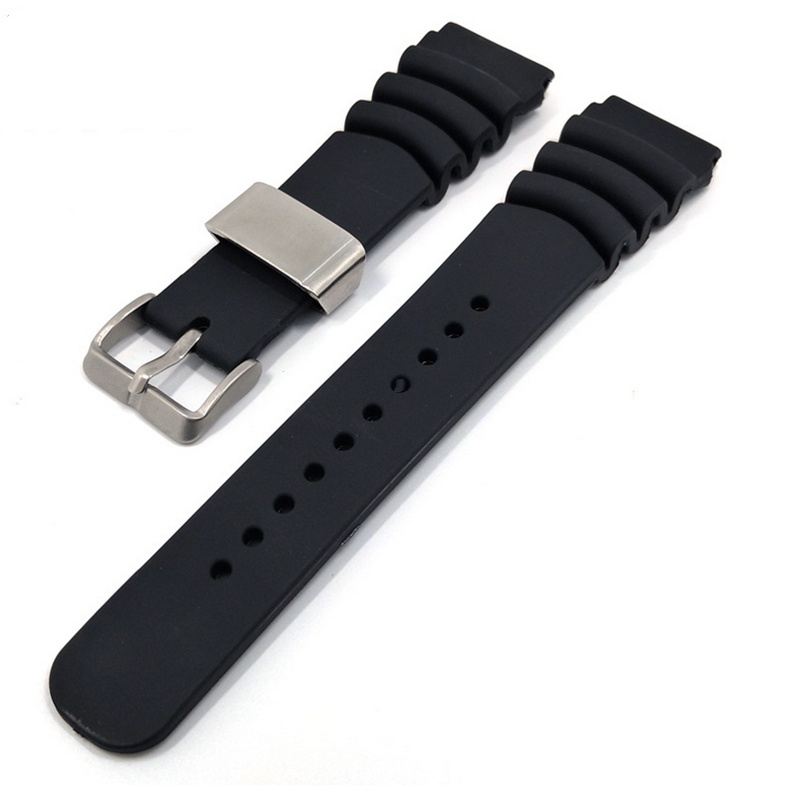 Watchband For Seiko Divers Smart Watch 24mm 22mm Silicone Band Strap ...