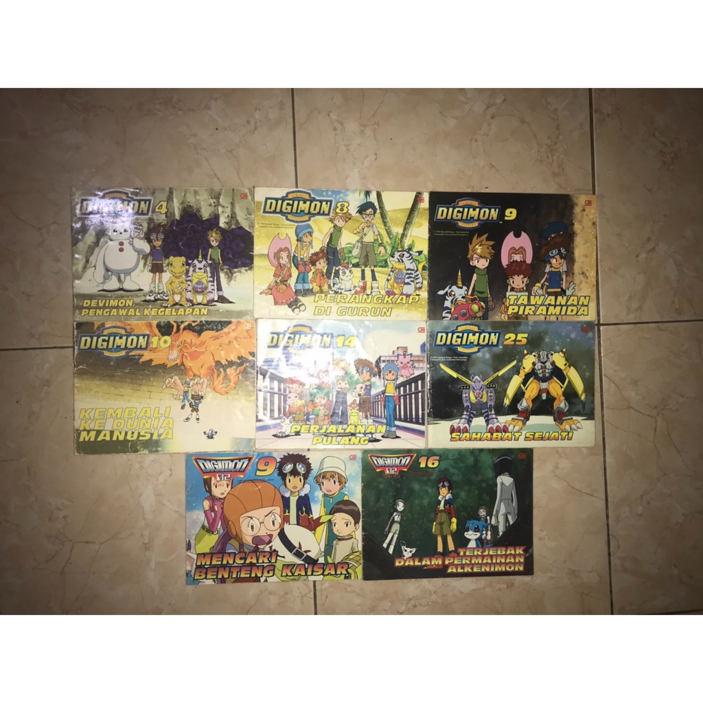 Digimon Adventure Comic Reading Book | Shopee Philippines