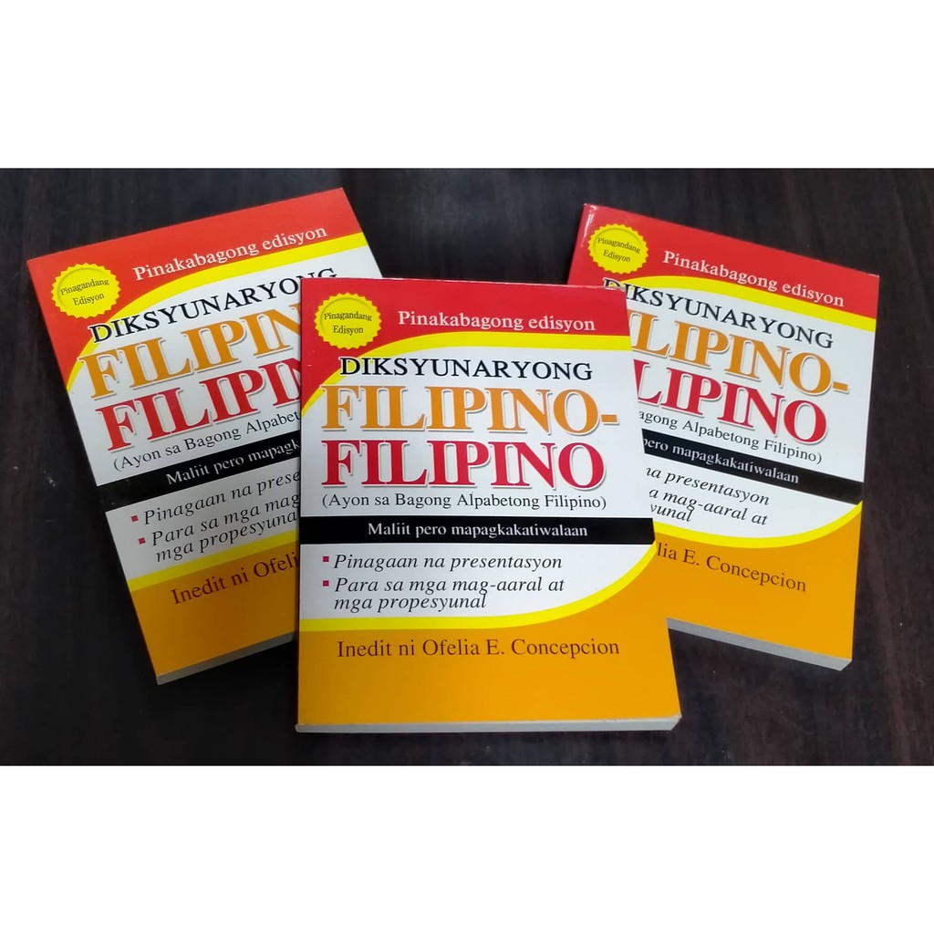 Filipino-Filipino / English Dictionary | Shopee Philippines