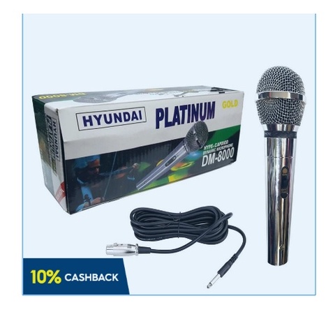 Hyundai Platinum DM-8000 Professional Dynamic Microphone | Shopee ...