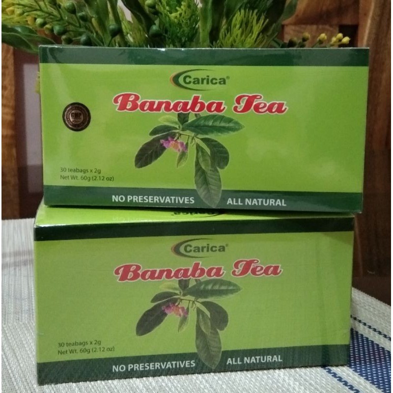 carica Banaba Tea 30s | Shopee Philippines