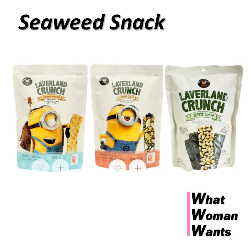 [Manjungim-Korea] Seaweed Snack with free-gift (Almond/Popped Rice ...