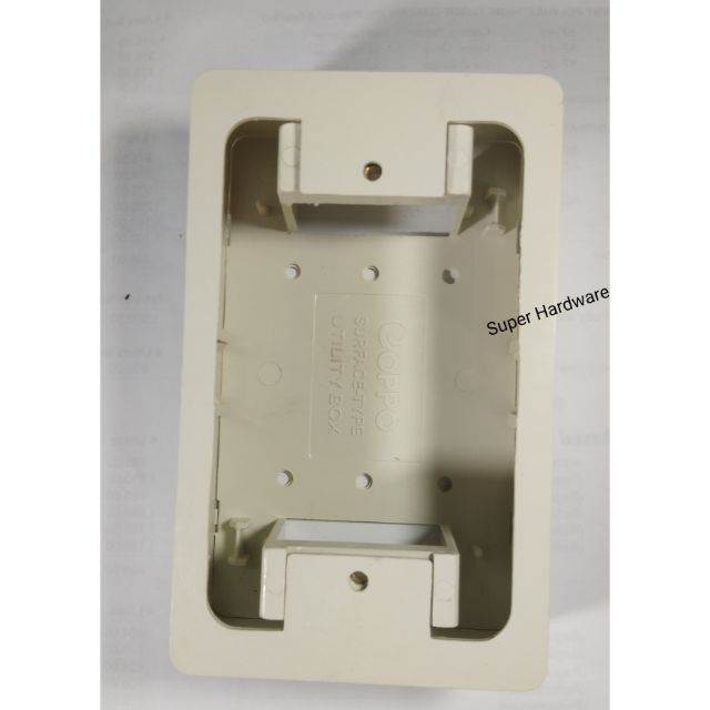 Surface Type PVC Utility Box Amco Box (1pcs) w/screw | Shopee Philippines