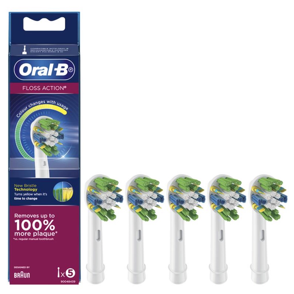 Oral B Power Toothbrush Floss Action Refills 5 Pack | Shopee Philippines