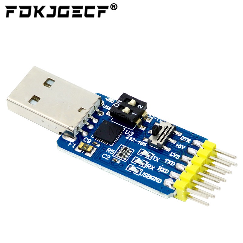 1PCS CP2102 USB to UART TTL RS232 USB TTL to RS485 Mutual Convert 6 in ...