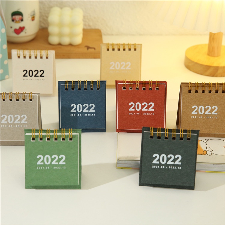 2022 Creative Plain Minimalist Ring bound Mini Portable Pocket size ...