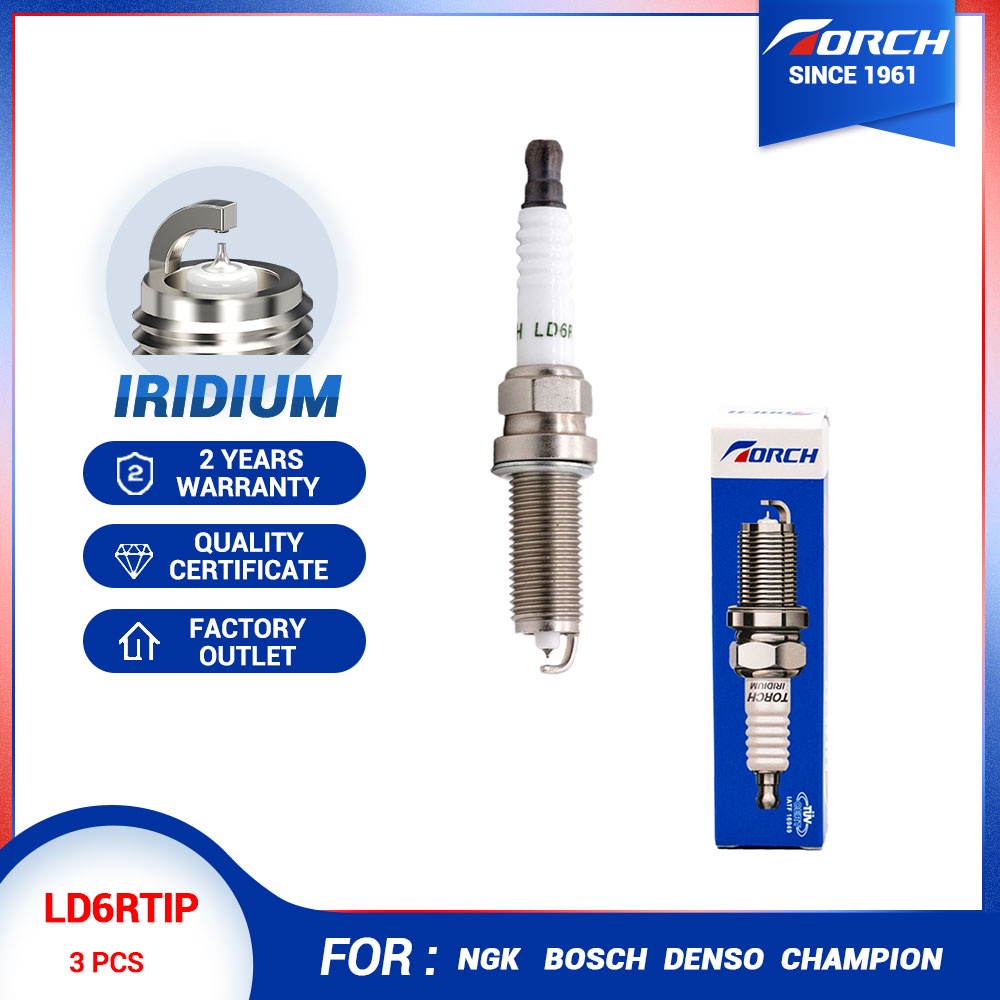 Platinum Iridium Spark Plugs LD6RTIP For DENSO SC20HR11 Champion REA9WYPB4 NGK ILKAR7B11 ...
